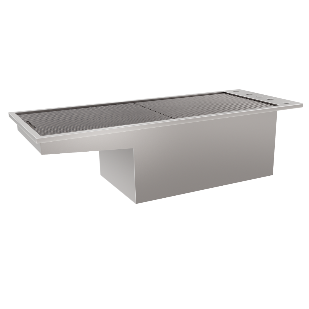 Kaemark Veterinary 60" Drop in Split Level Tub