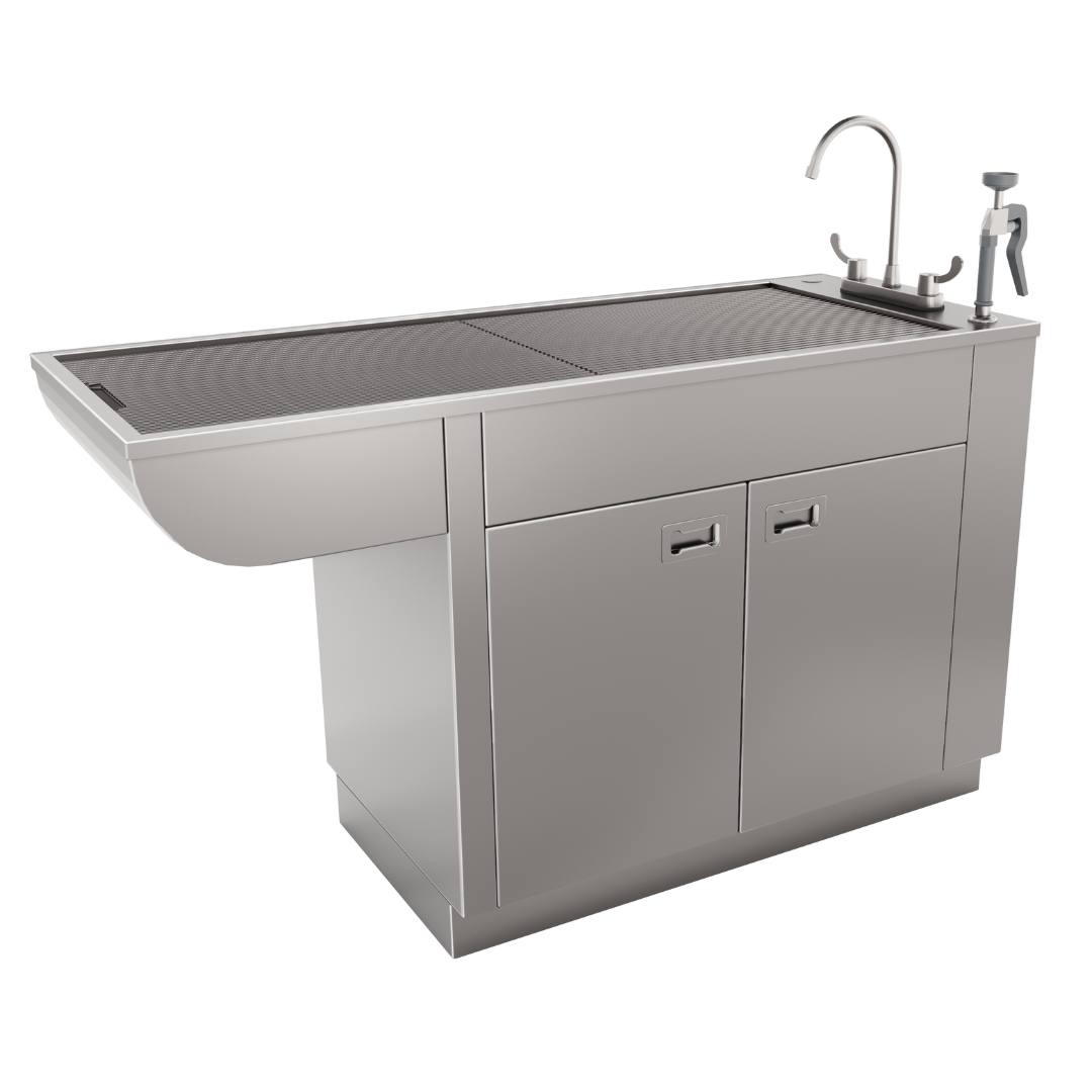 60-Inch Split Level Wet Table for Vet Tech Schools
