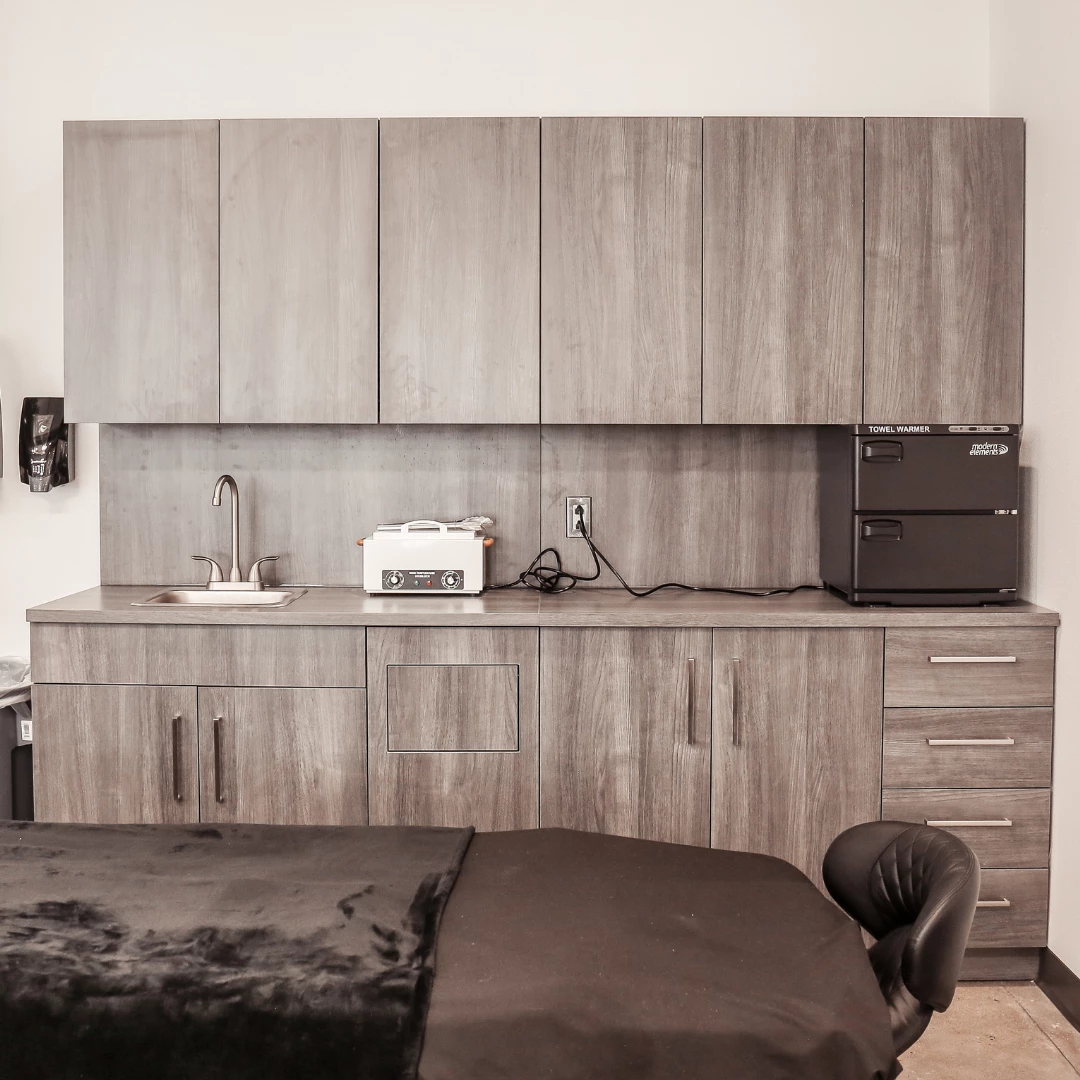 American-made Spa Facial Cabinets for Education Programs